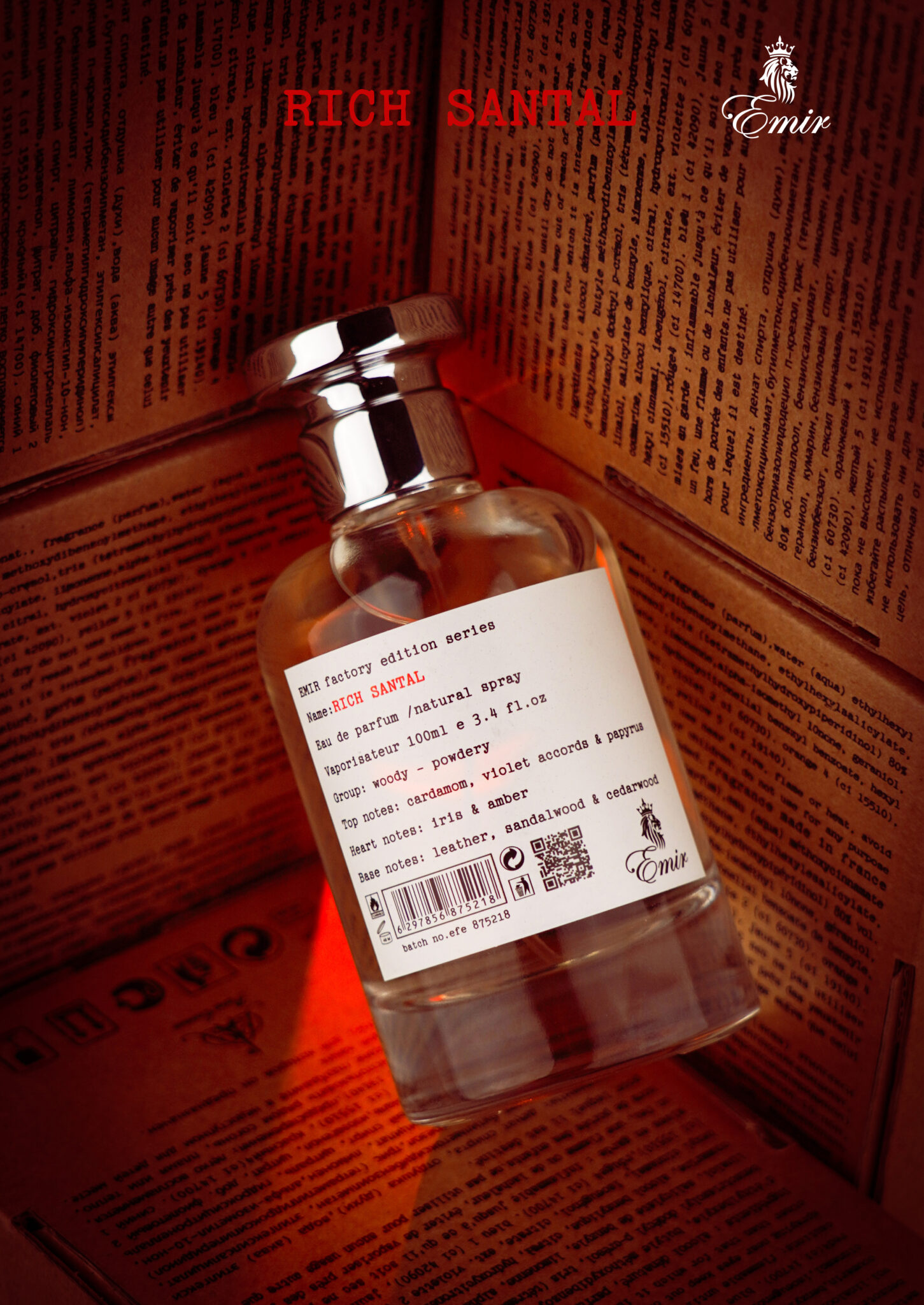 FACTORY EDITION : RICH SANTAL 100ML - Paris Corner